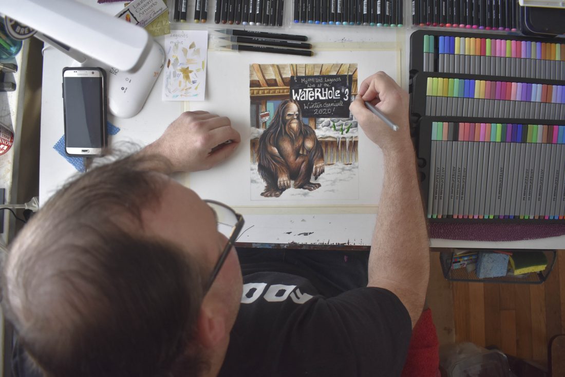 Rohe embraces fantasy for Winter Carnival art | News, Sports, Jobs ...